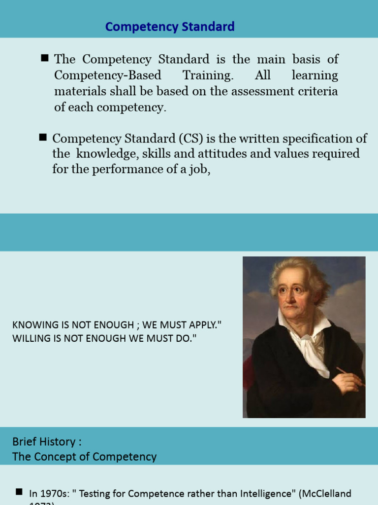 Competency Standard Overview | PDF | Competence (Human Resources ...