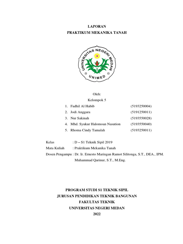 Laporan Prak. Mektan Lengkap Kelompok 5 | PDF | Teknologi & Rekayasa