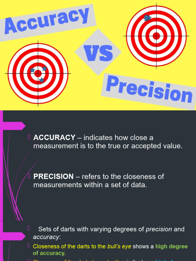 Accuracy Precision Scientific Notation | PDF | Accuracy And Precision ...