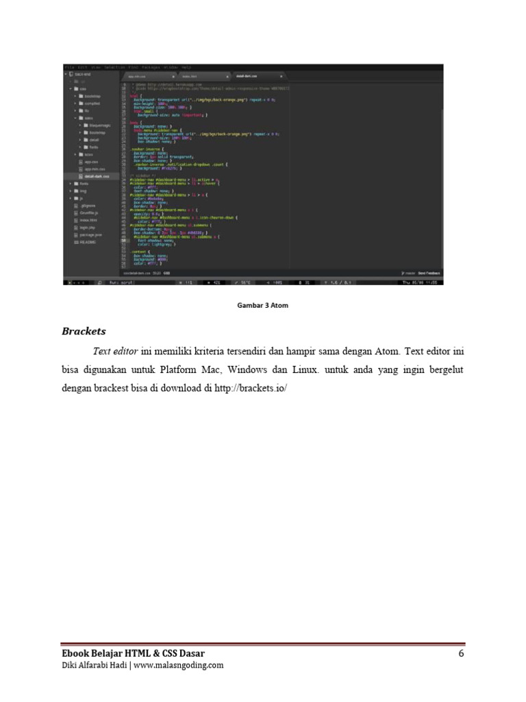 Belajar HTML Dasar Pengertian HTML v2 | PDF
