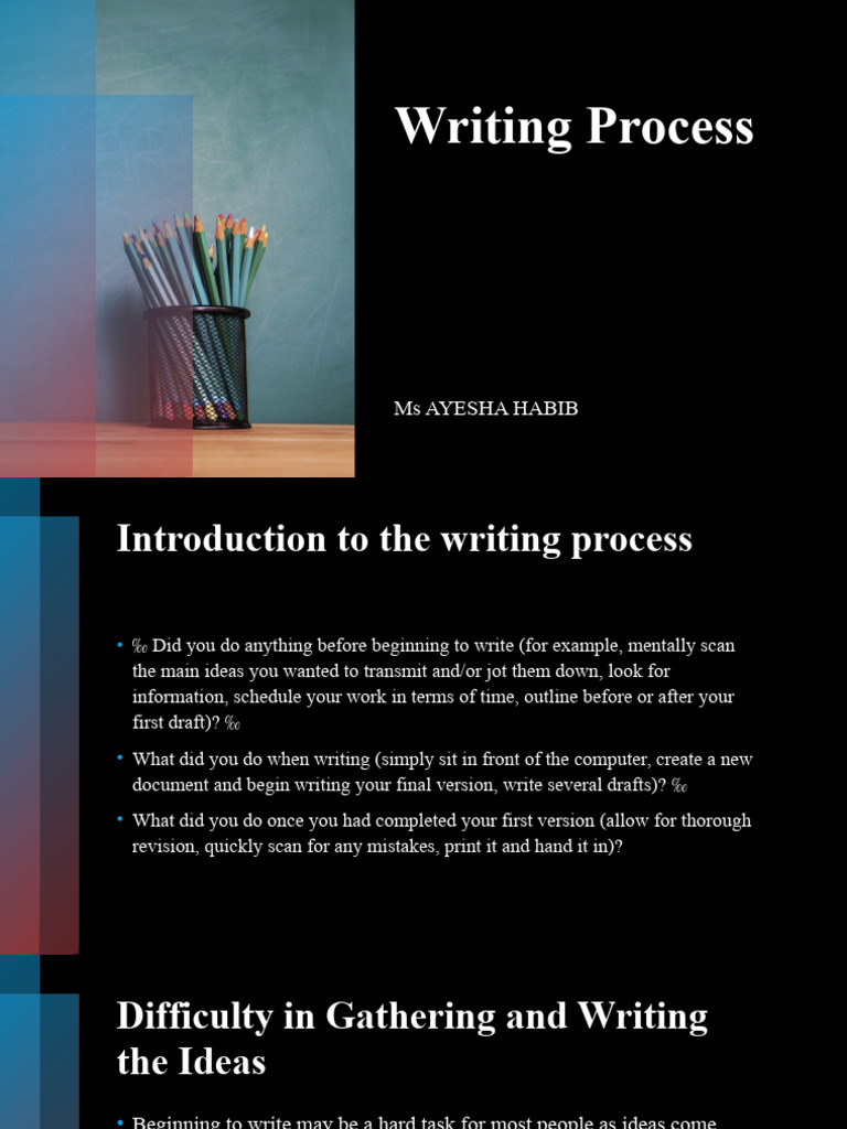 Lect 5. Writing Process | PDF | Information | Linguistics