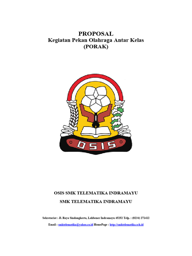 Pekan Olahraga Antar Kelas SMK Telematika | PDF