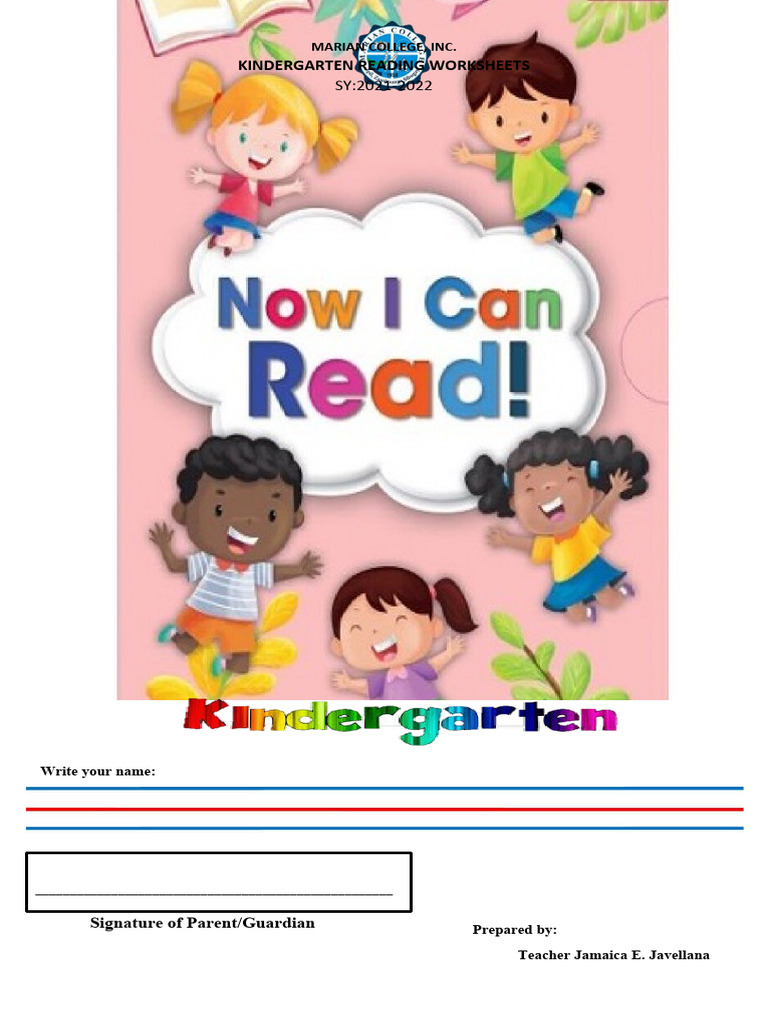 Reading Kindergarten | PDF | Psycholinguistics | Writing
