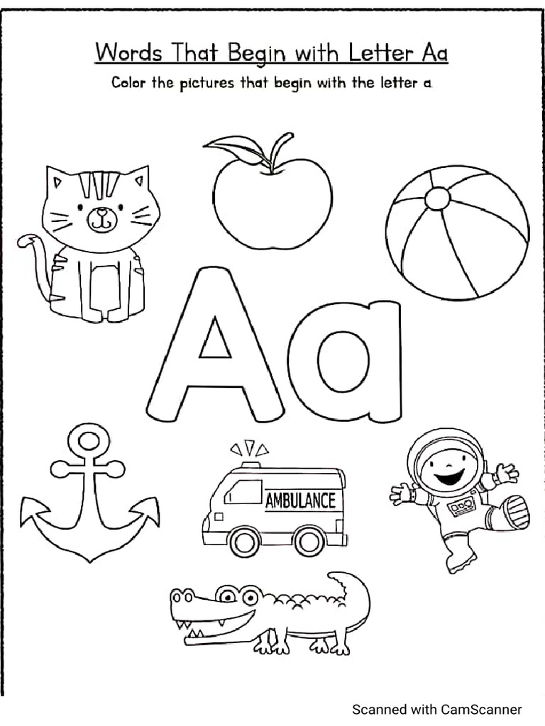 Alphabet Worksheets by Teachers - Library | PDF