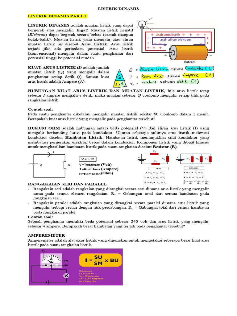 Listrik Dinamis | PDF