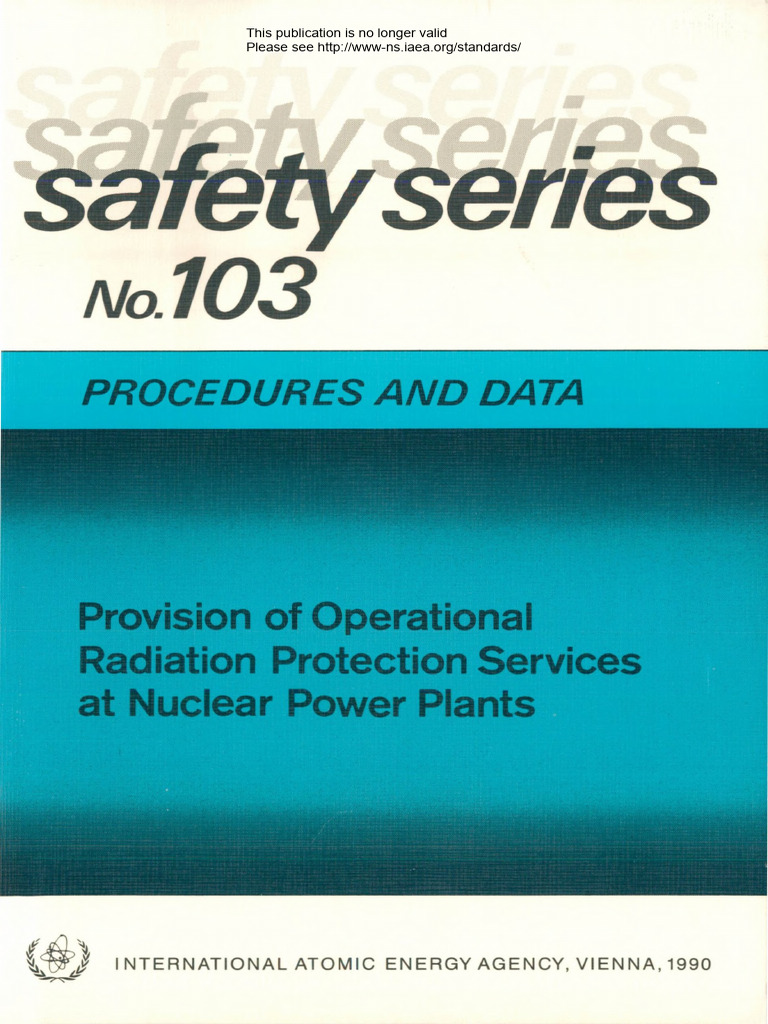 Safety Series 103 1990 | PDF | Radiation Protection | Dosimetry