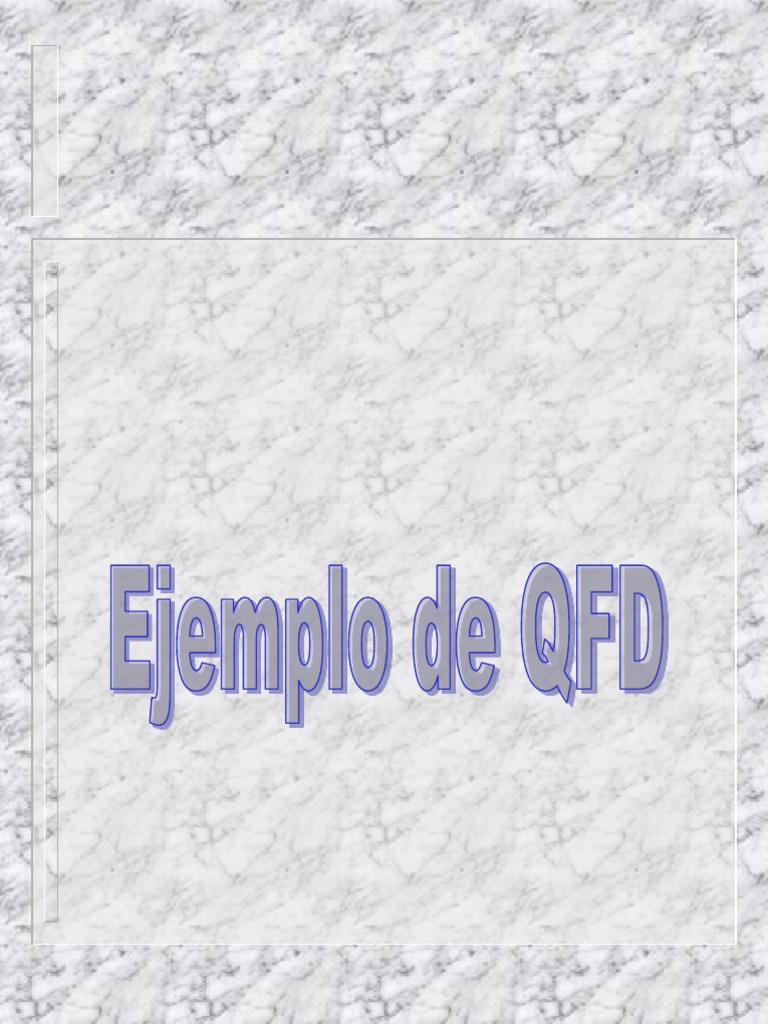 QFD Ejemplo01 | PDF | Queso | Pizza