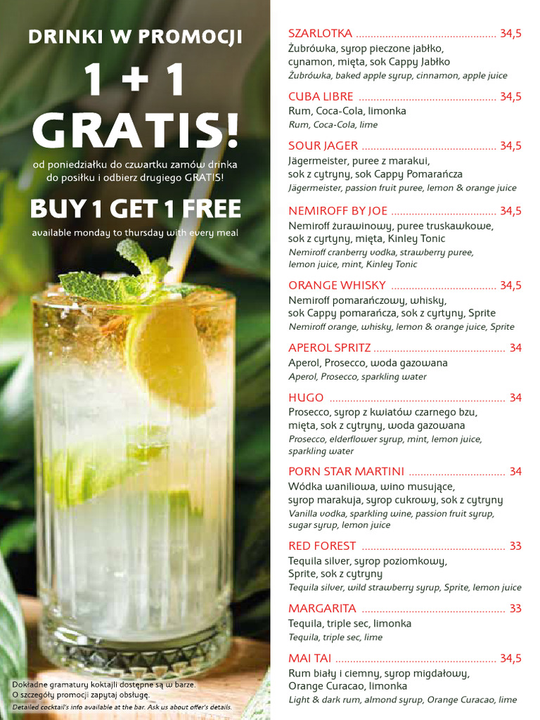 Menu Taj Katowice | PDF