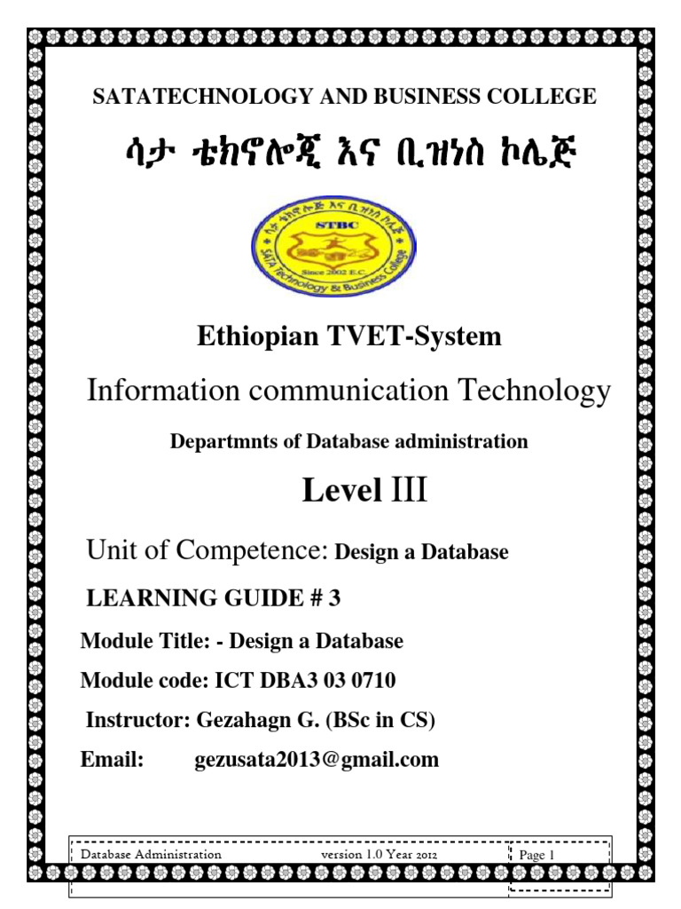 Design DB | PDF | Databases | Relational Database