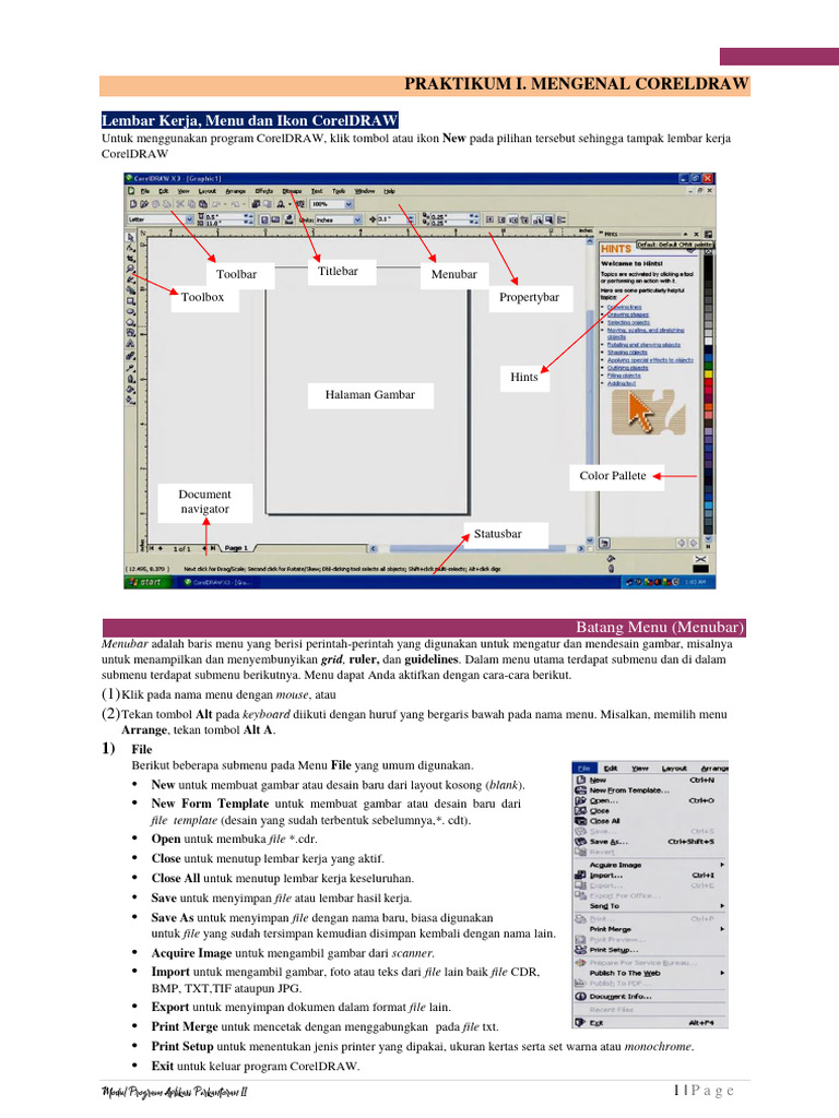 MODUL Desain Grafis | PDF | Komputer