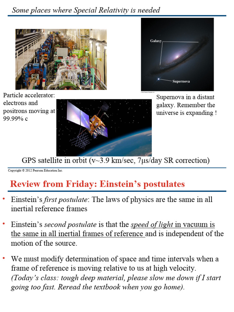 Relativity Lecture2 | PDF | Special Relativity | Time Relativity Lecture2 | PDF | Special Relativity | Time