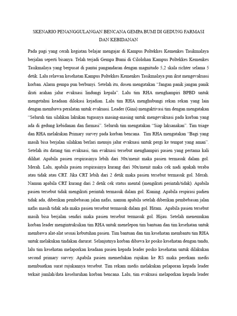 Skenario Ipe 1 | PDF | Pengembangan Diri | Sains & Matematika