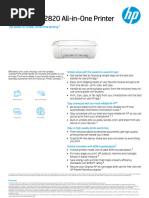 HP Deskjet Ink Advantage 2876 All-In-One Printer: Data Sheet | PDF ...