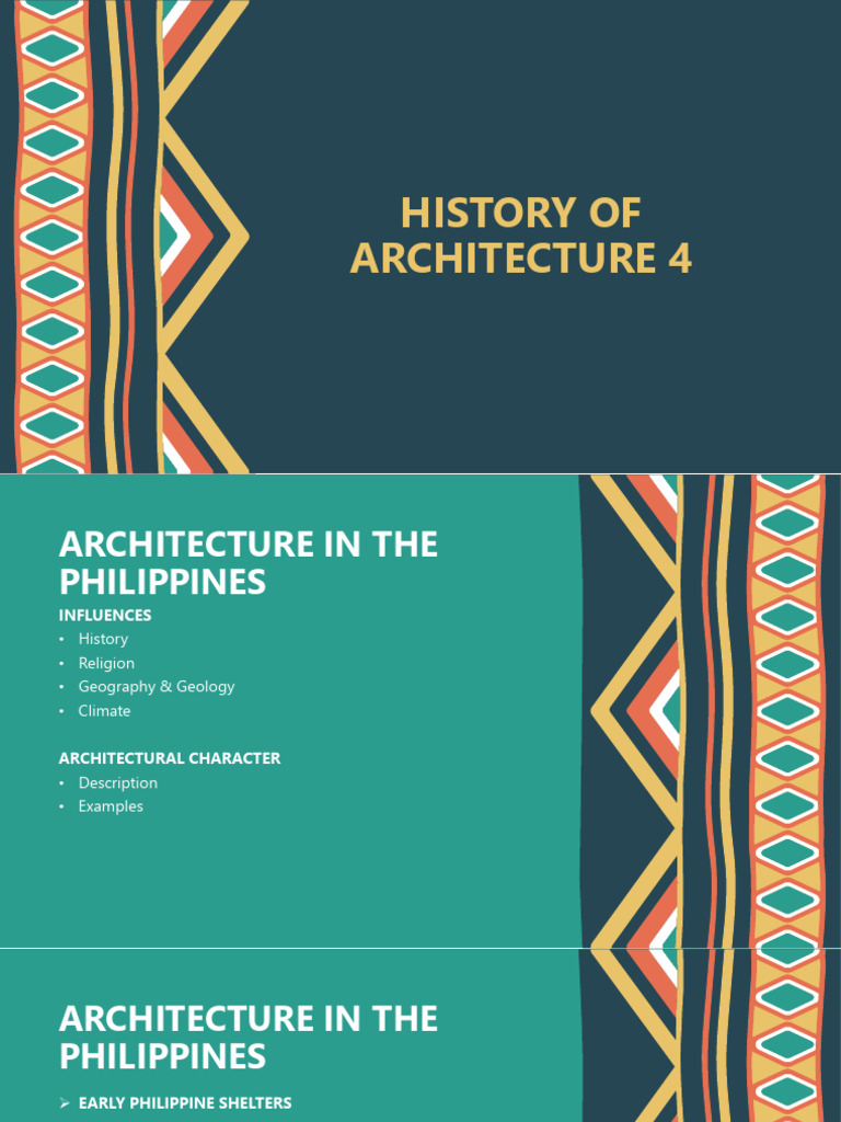 Philippine Architectural History Overview | PDF | Philippines | Spanish ...