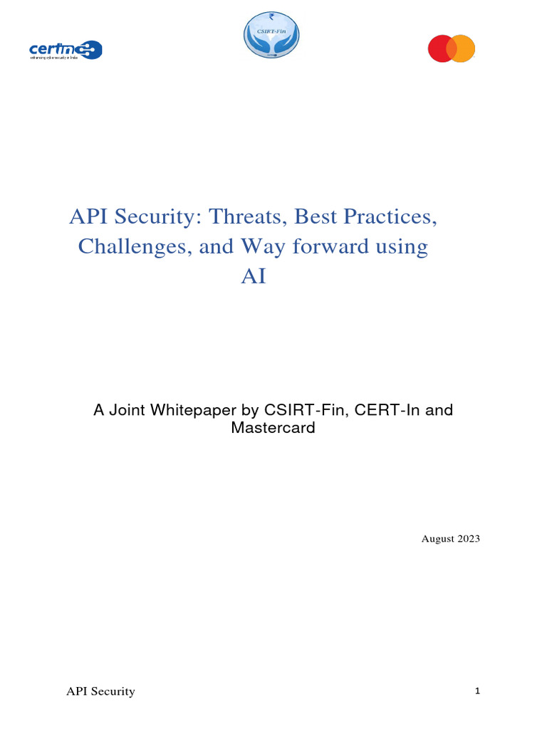 API Security | PDF | Computer Security | Security