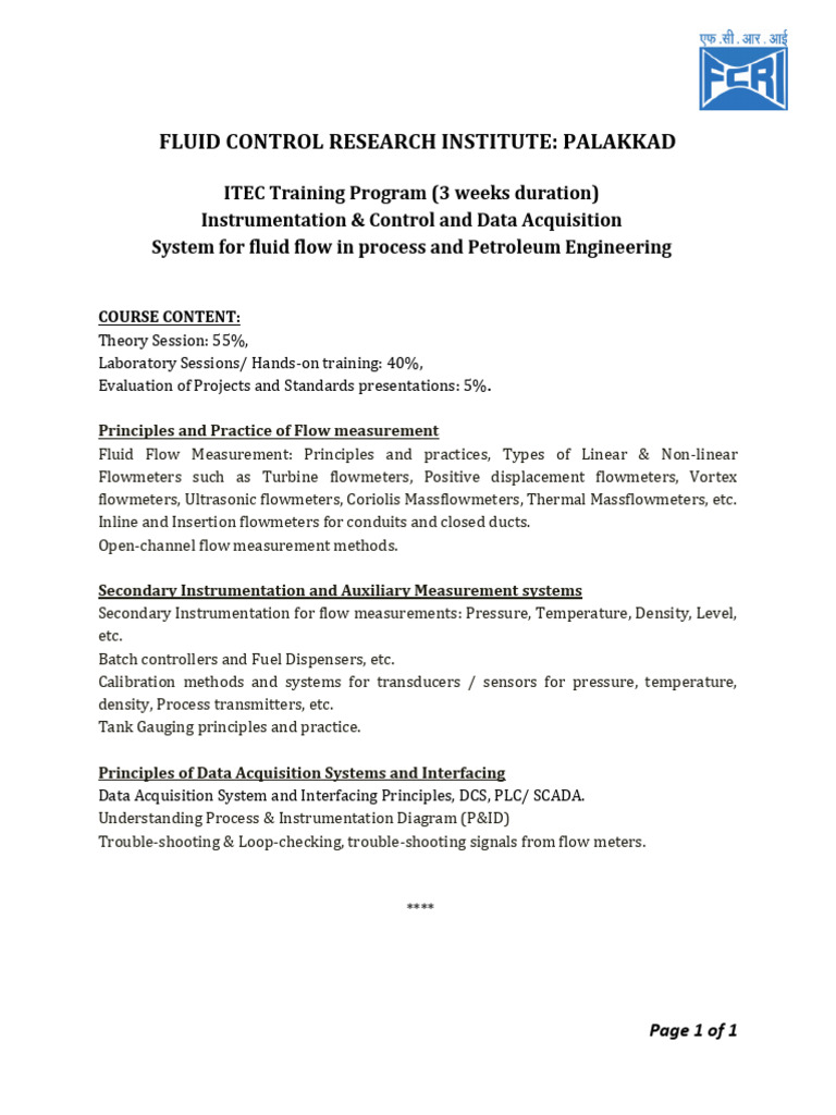 Fluid Control Research Institute | PDF