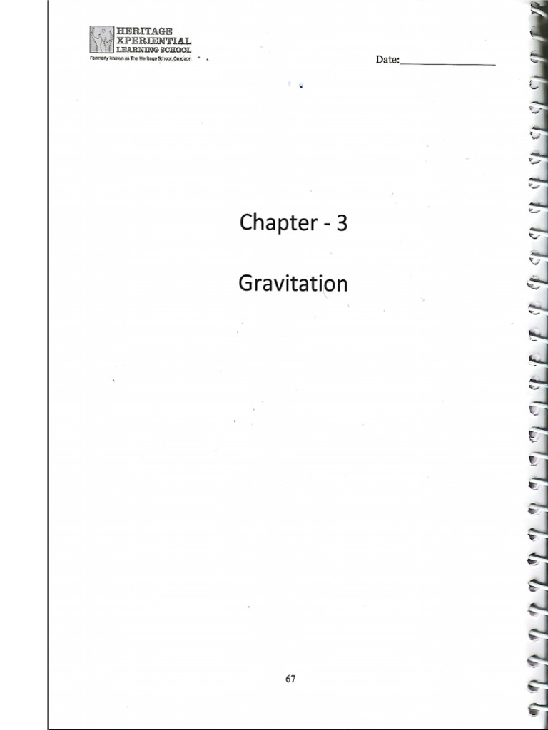 Physics Gravitation 1 | PDF
