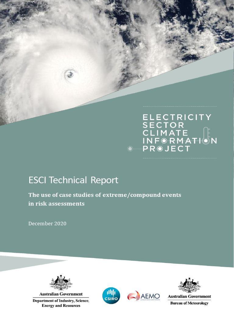 Draft - ESCI Report On Using Climate Information On Extreme Events ...