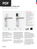 Traka Touch Pro L Datasheet A4 | PDF | Computers