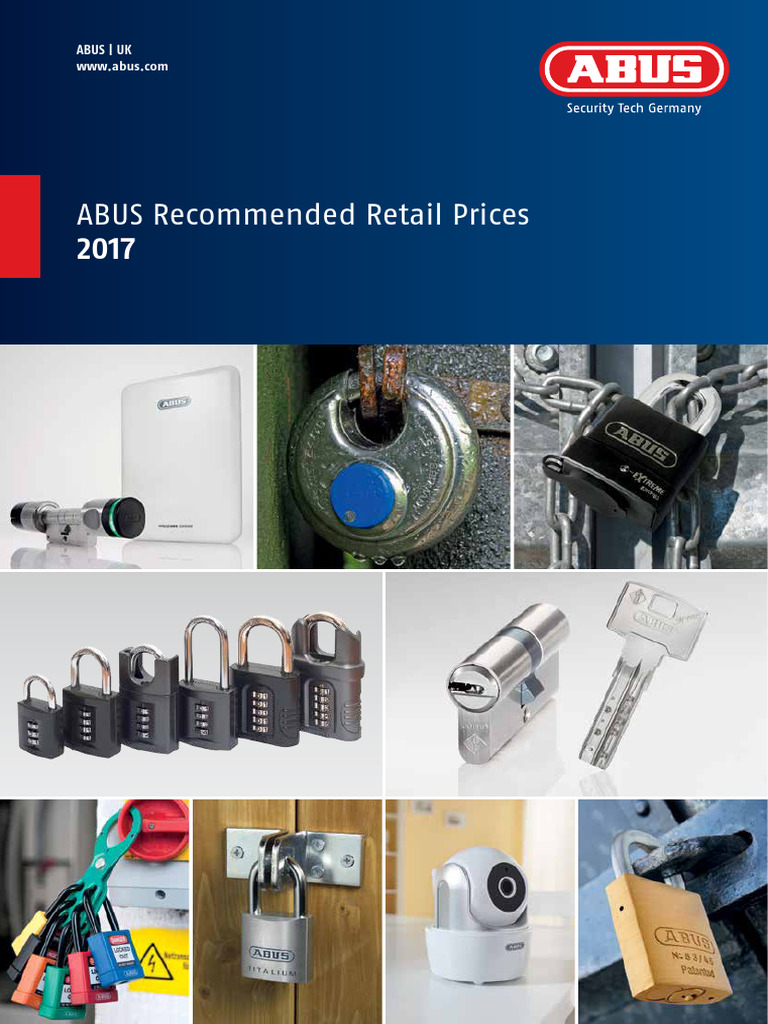 ABUS 2017 Price List A4 All Pages v11 Ipad Web | PDF