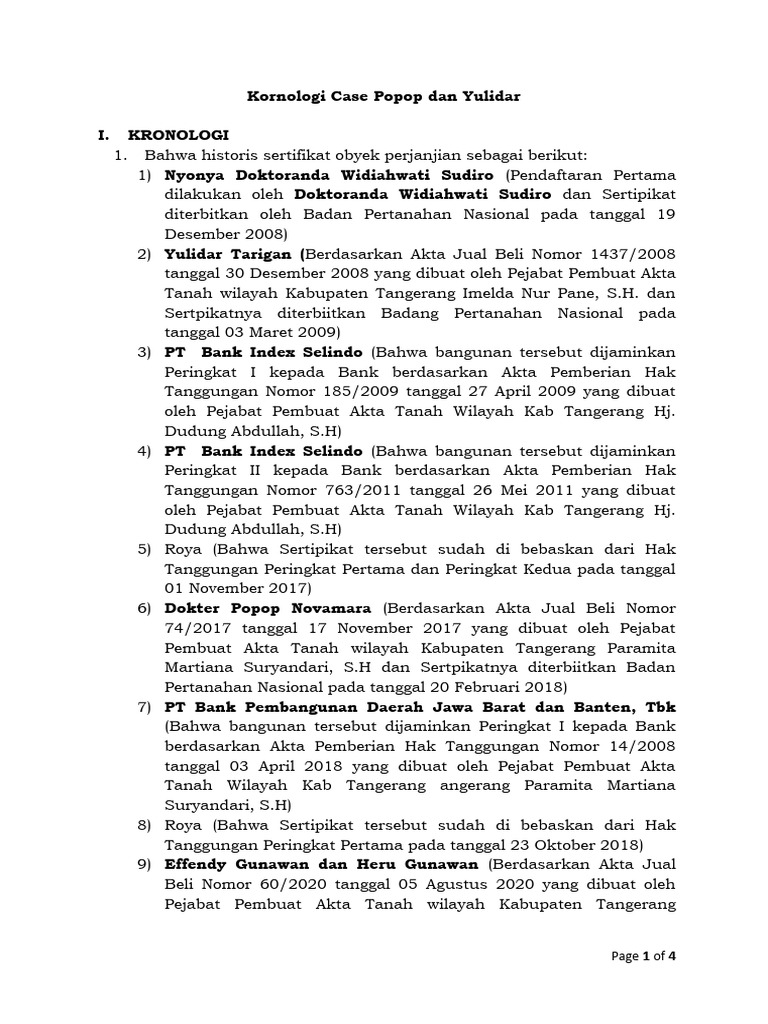 Kornologi Case Popop Dan Yulidar | PDF