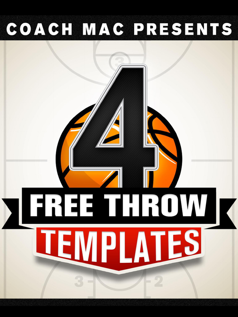 4 Free Throw Templates | PDF | Rules | Sports Rules And Regulations