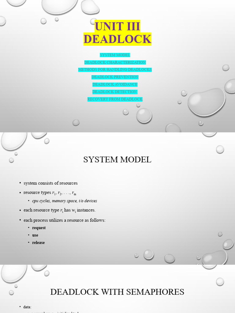 Deadlock Pdf