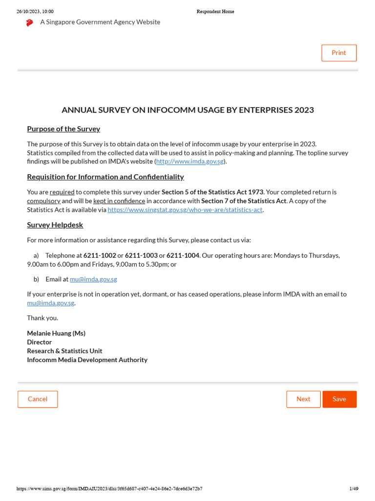 Survey IMDA | PDF | Computer Security | Security