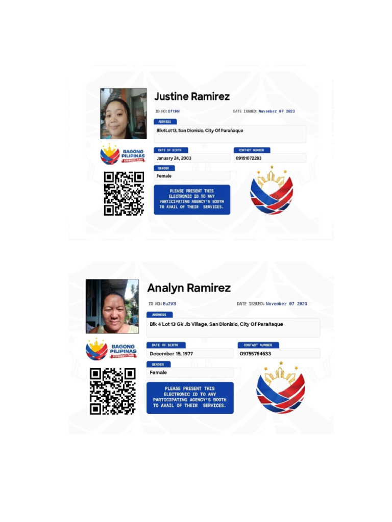 Bagong Pilipinas ID | PDF