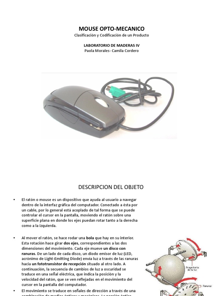 Mouse Opto Mecanico | Diodo emisor de luz | Science