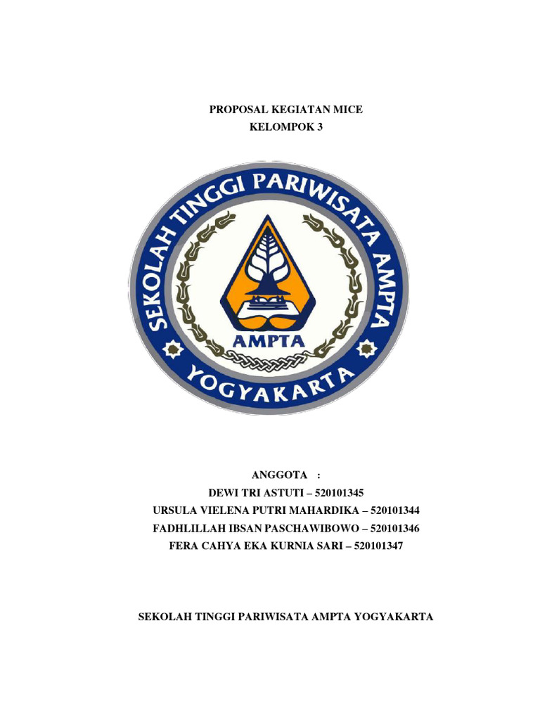 FIX KELOMPOK 3 - PROPOSAL MICE | PDF