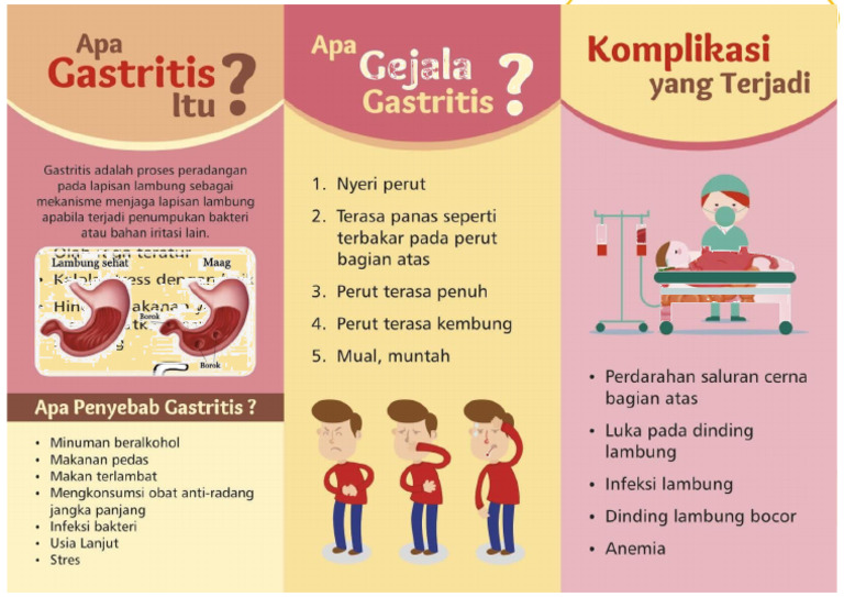 Leaflet Gastritis | PDF