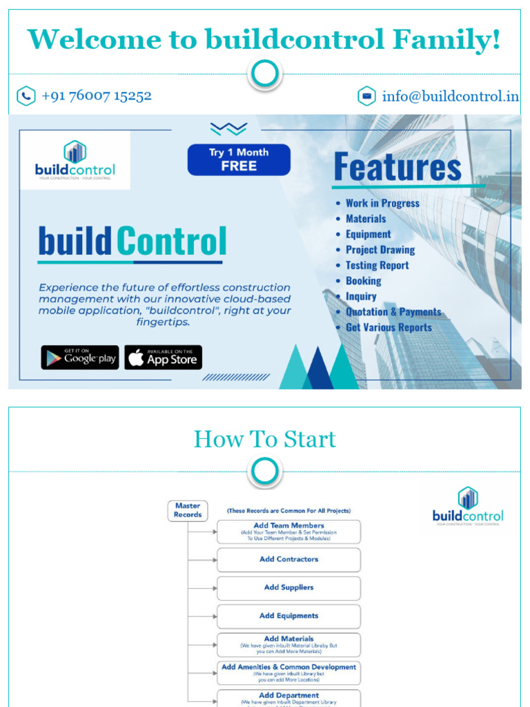 Buildcontrol Construction Site Project Management Application Pdf