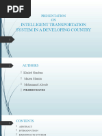 eNaTiS: Comprehensive Traffic System Overview | PDF | Business | Computers