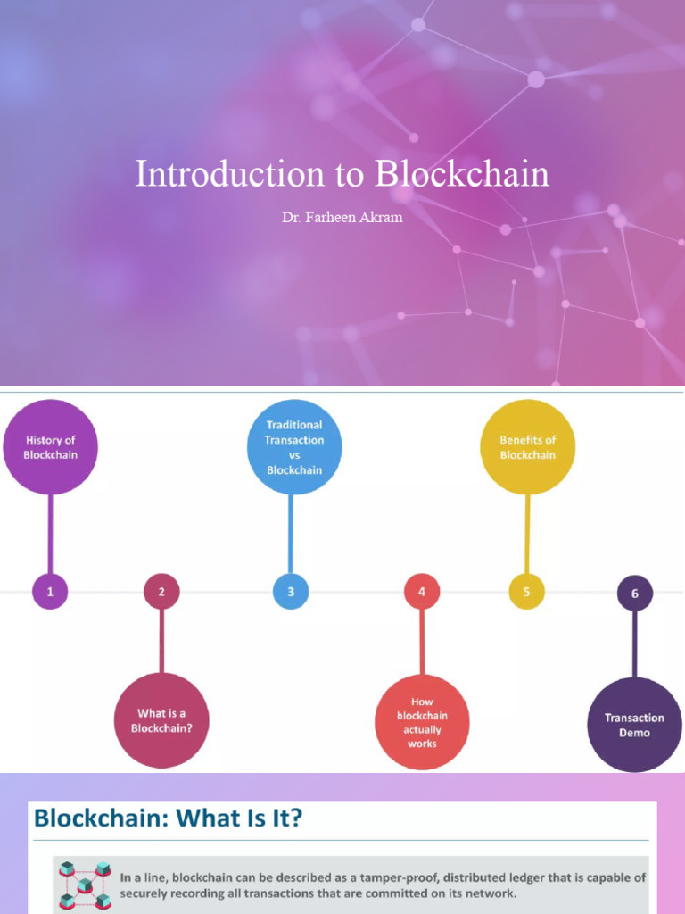 Introduction To Blockchain | PDF
