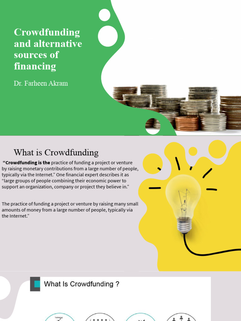 Crowdfunding: Types and Benefits Explained | PDF | Startup Company ...