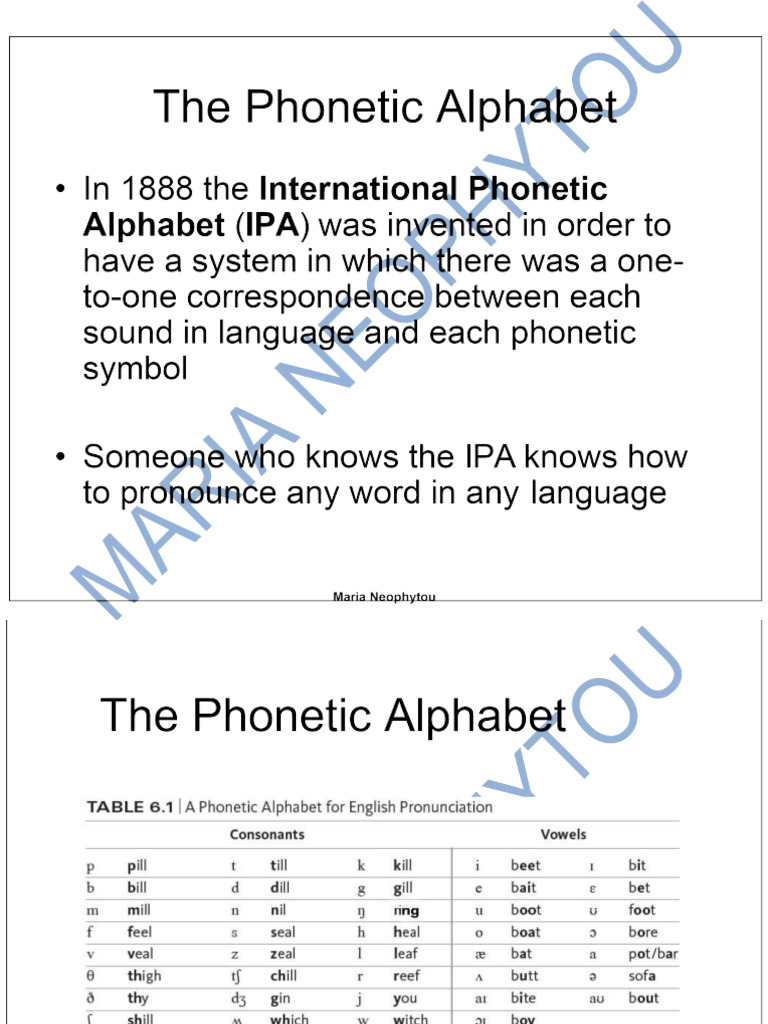 Phonetics Pdf
