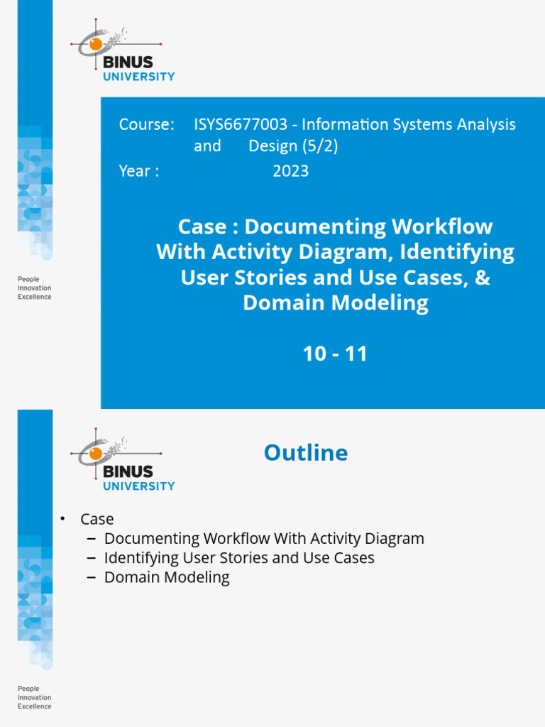 Case: Documenting Workflow With Activity Diagram, Identifying User Stories and Use Cases ...