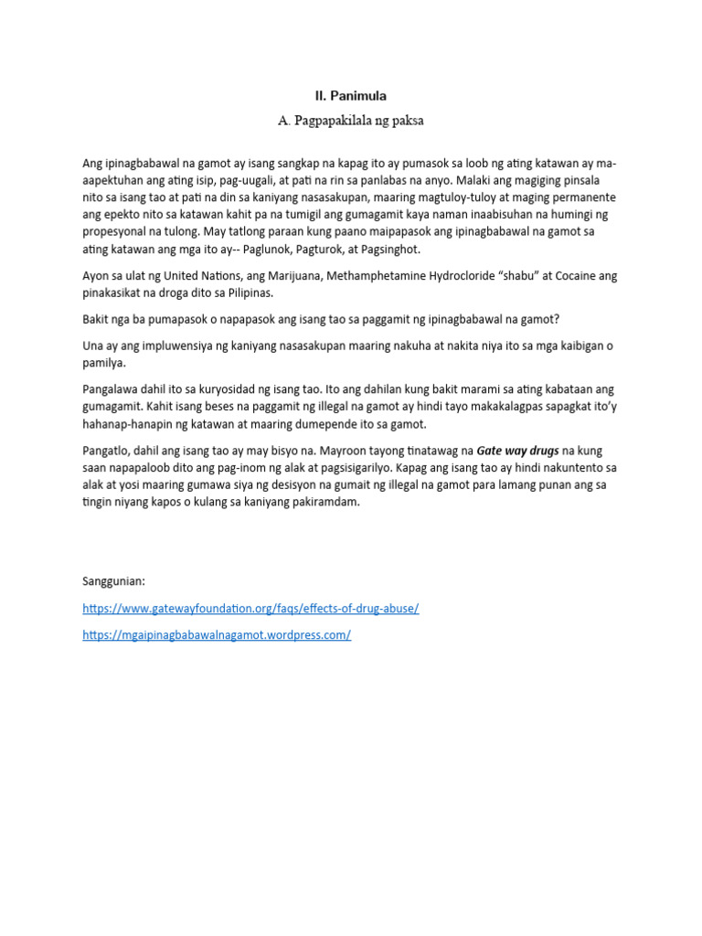 (ESP) Position Paper - II, IV, V - Manzano | PDF