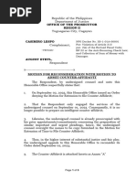 Sample Rejoinder Affidavit | PDF | Affidavit | Government