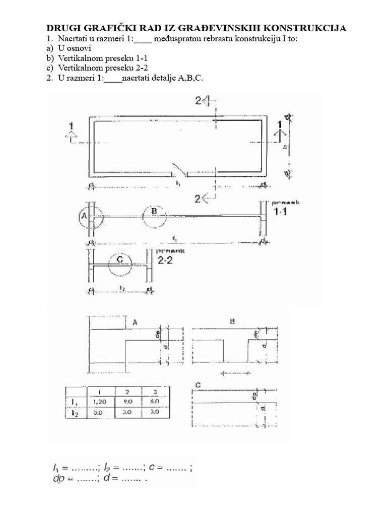 Nacrtati U Razmeri 1 | PDF