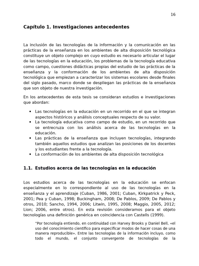 Maggio - Mariana. - Las - Tecnologias... Cap 1 | PDF | Enseñando | Tecnologia Educacional