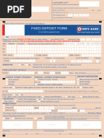 Fixed Deposit Premature Closure Form | PDF | Banks | Money