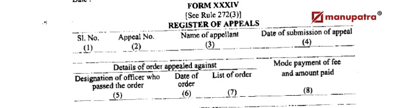 Form XXXIV | PDF