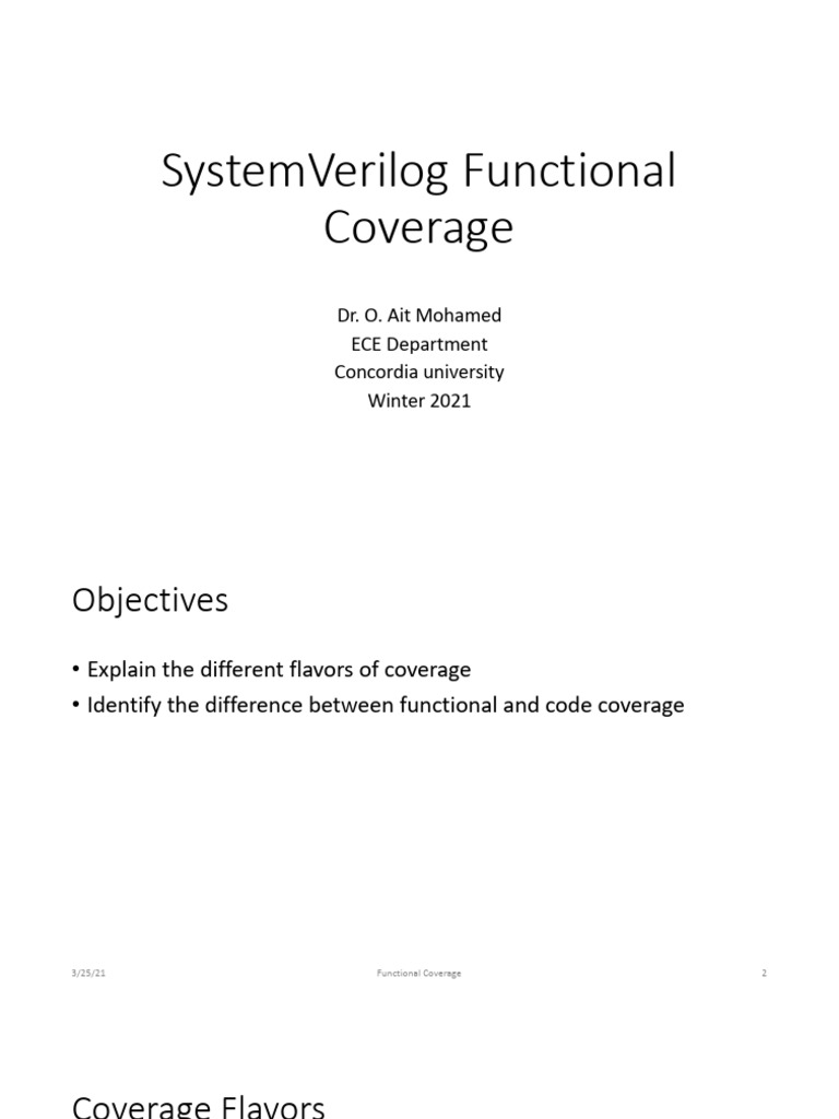 Functional Coverage Part1 Pdf Class Computer Programming 4024