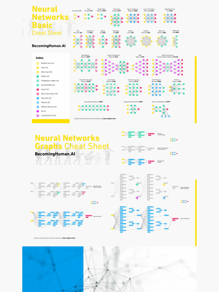 Cheat Sheets For AI Neural Networks Machine Learning Deep Learning | PDF