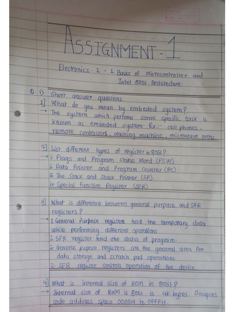 Assignment 1 Electronics 1 | PDF