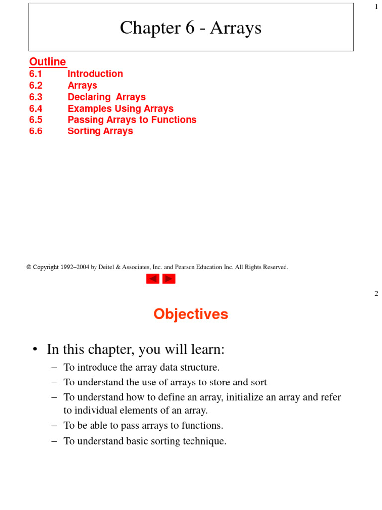 Lecture3-1D Arrays Online | PDF