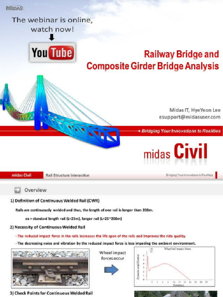 Rail Bridge Analysis | PDF