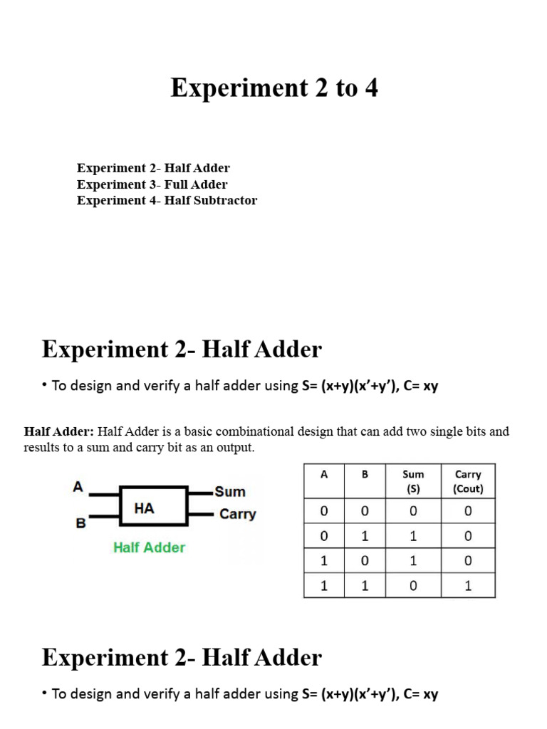 Experiment 2 To 4 - UCS 704 - ESD | PDF | Computer Engineering | Computer Architecture